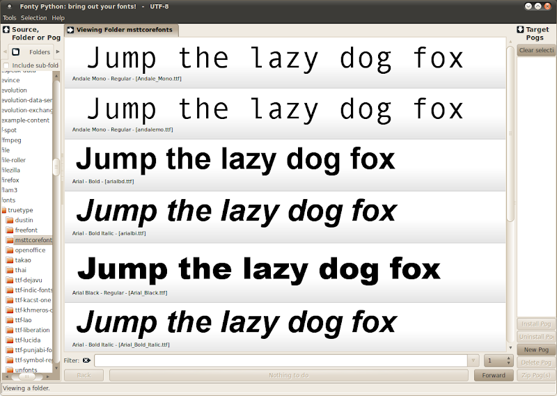 Tkinter font
